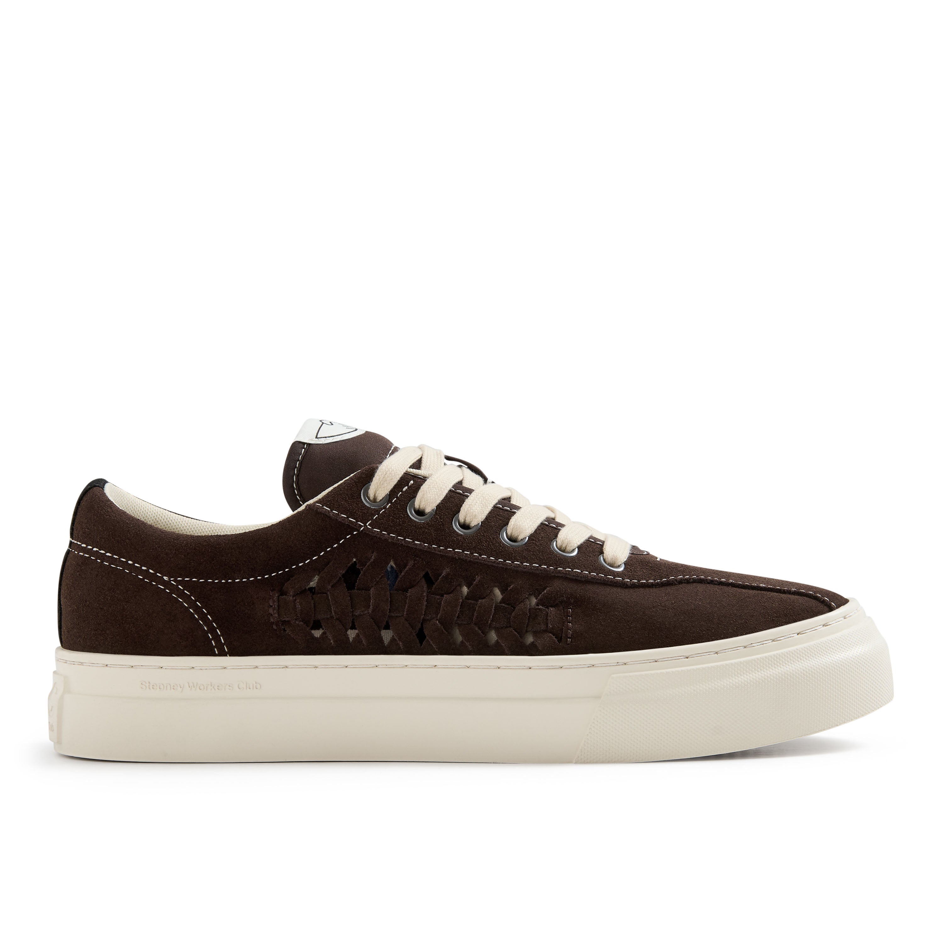 DELLOW WOVEN SUEDE DARK BROWN – S.W.C - Stepney Workers Club