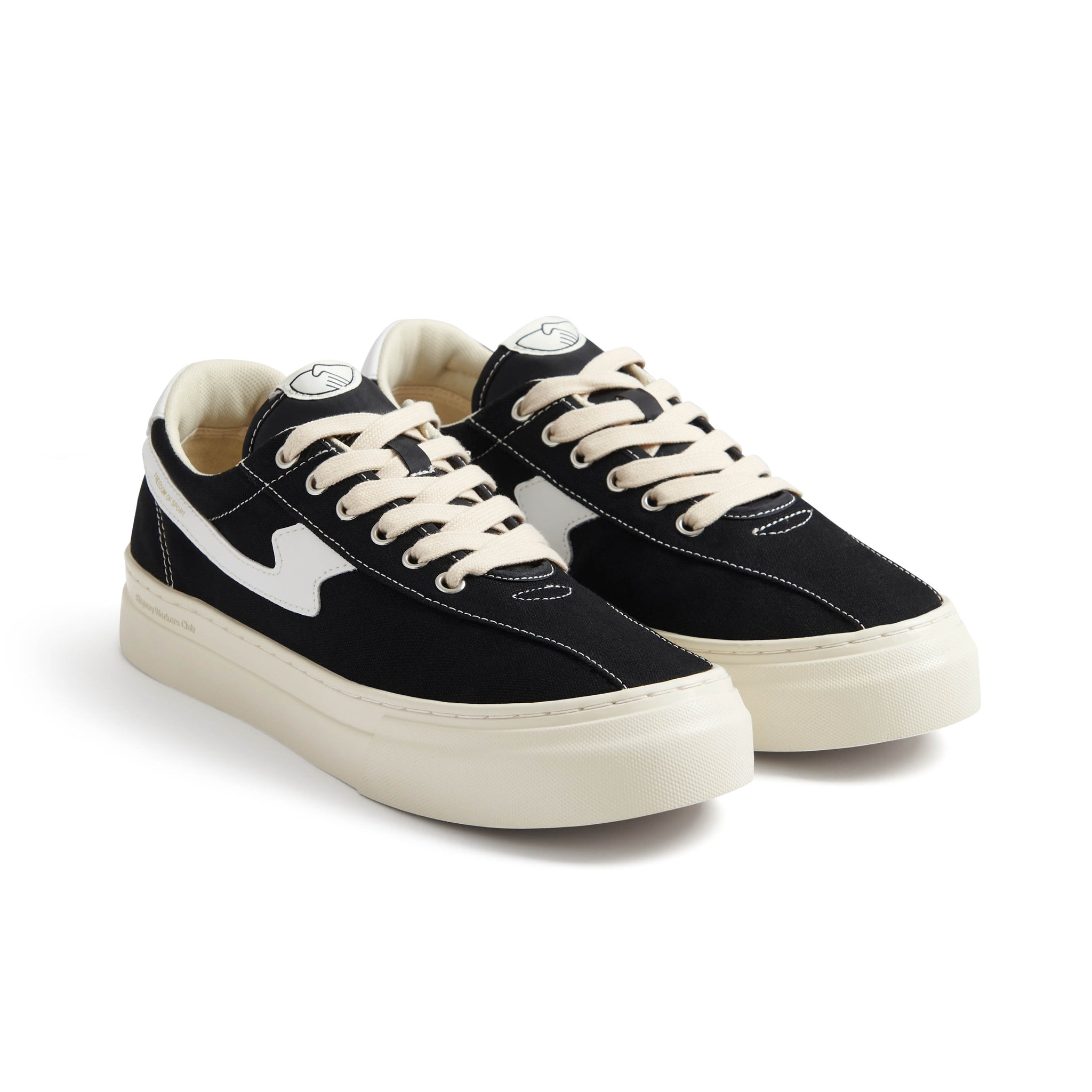 DELLOW S-STRIKE CUP CANVAS BLACK-WHITE – S.W.C - Stepney Workers Club
